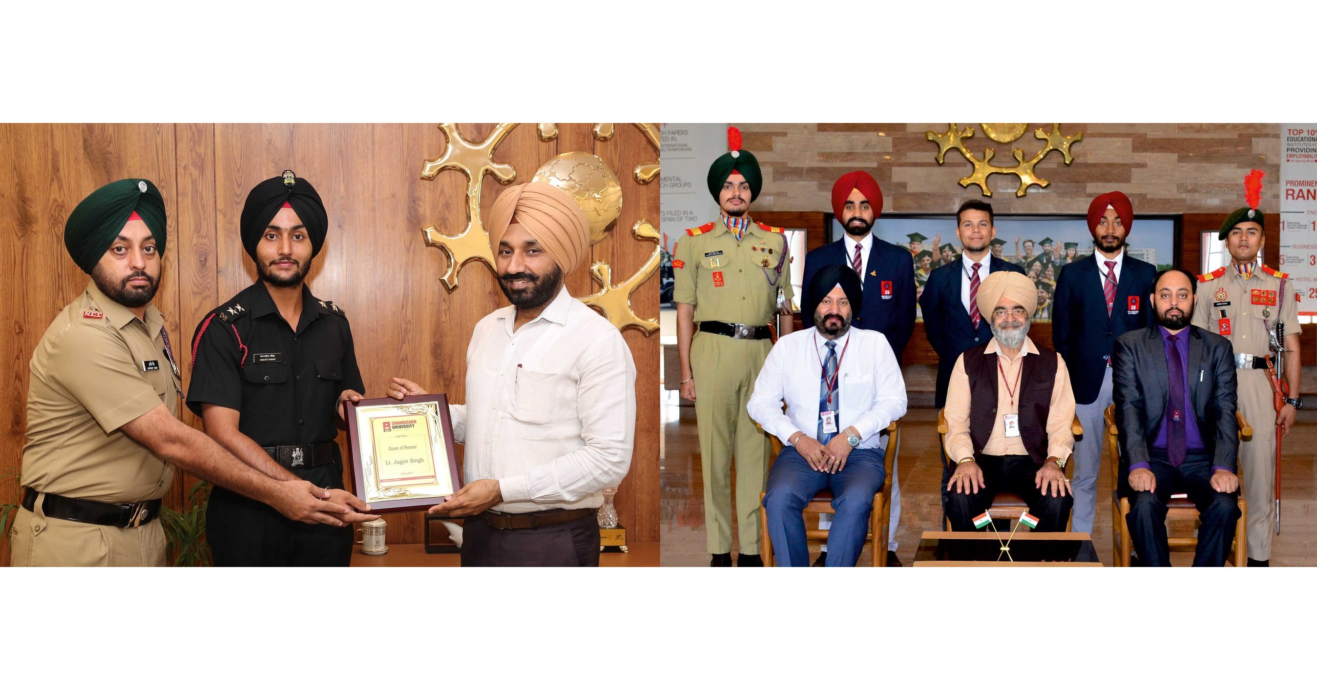 Chandigarh University students commissioned as officers in Indian Armed ...