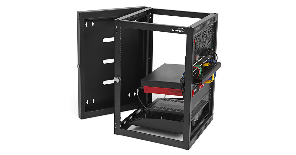 NavePoint Introduces a Line of Hinged Open Frame Wall-Mount Racks to ...