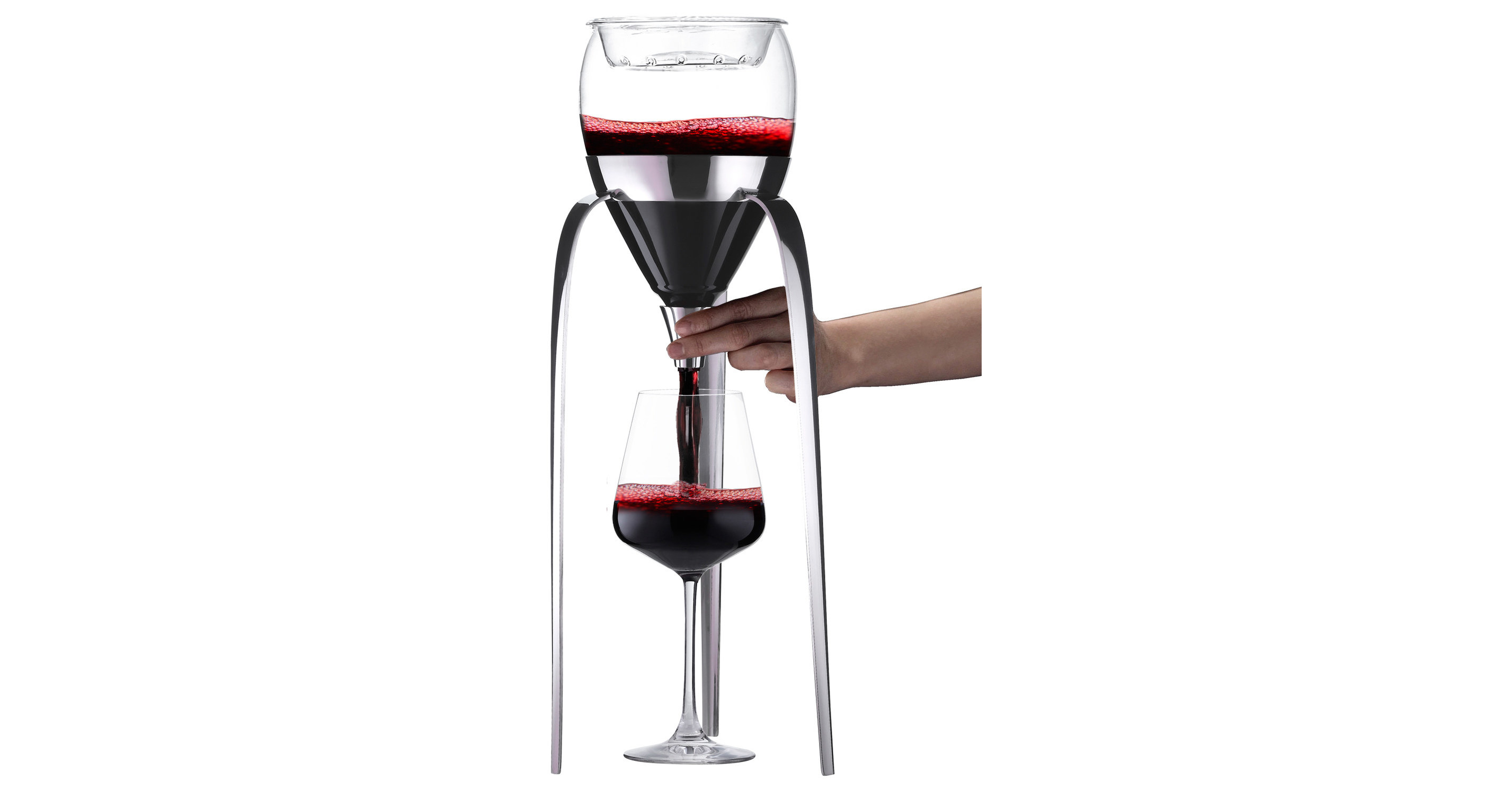 Vortex Somm Aerating Wine Dispenser "Eye Catching Elegant Wine Aeration ...