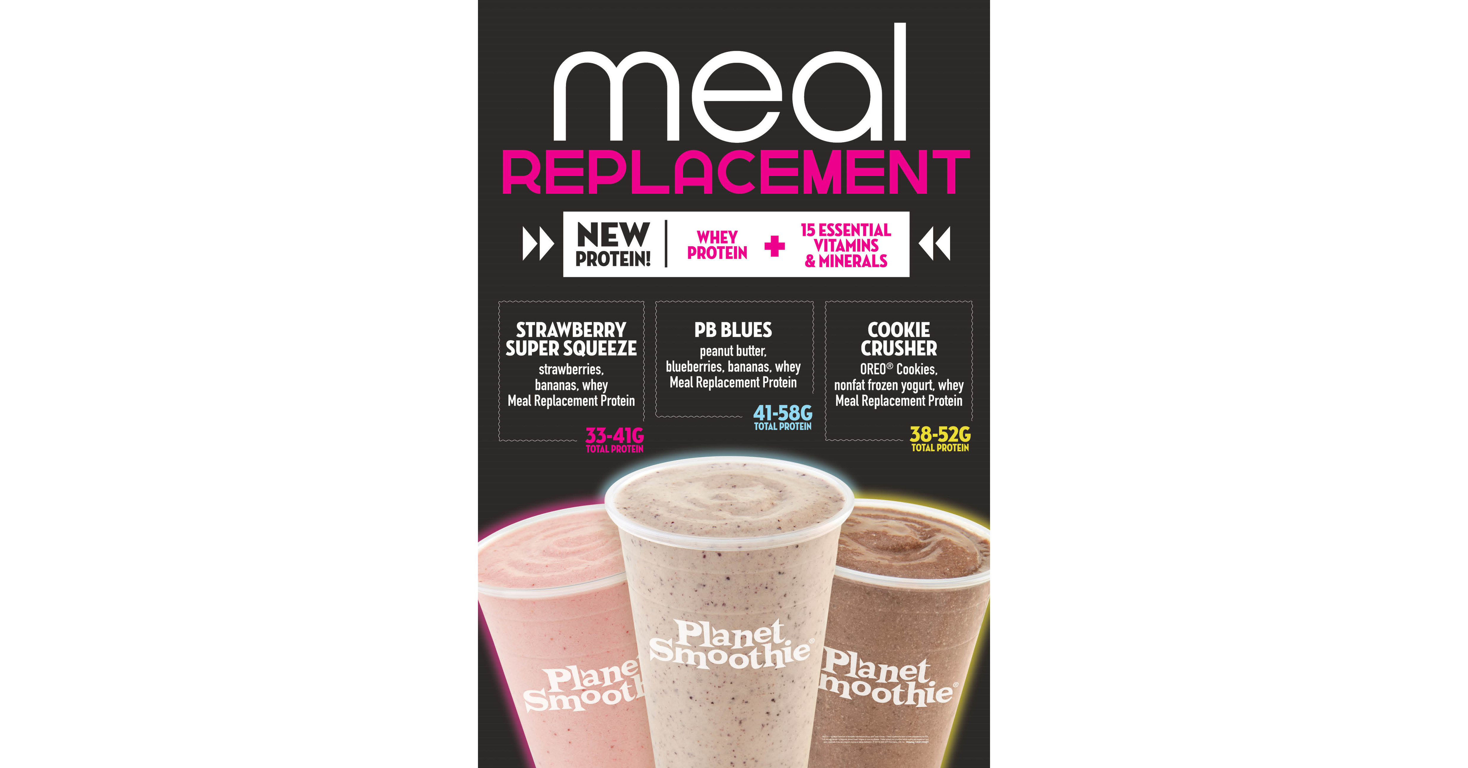 Planet Smoothie Introduces Three New Smoothies with Meal Replacement ...