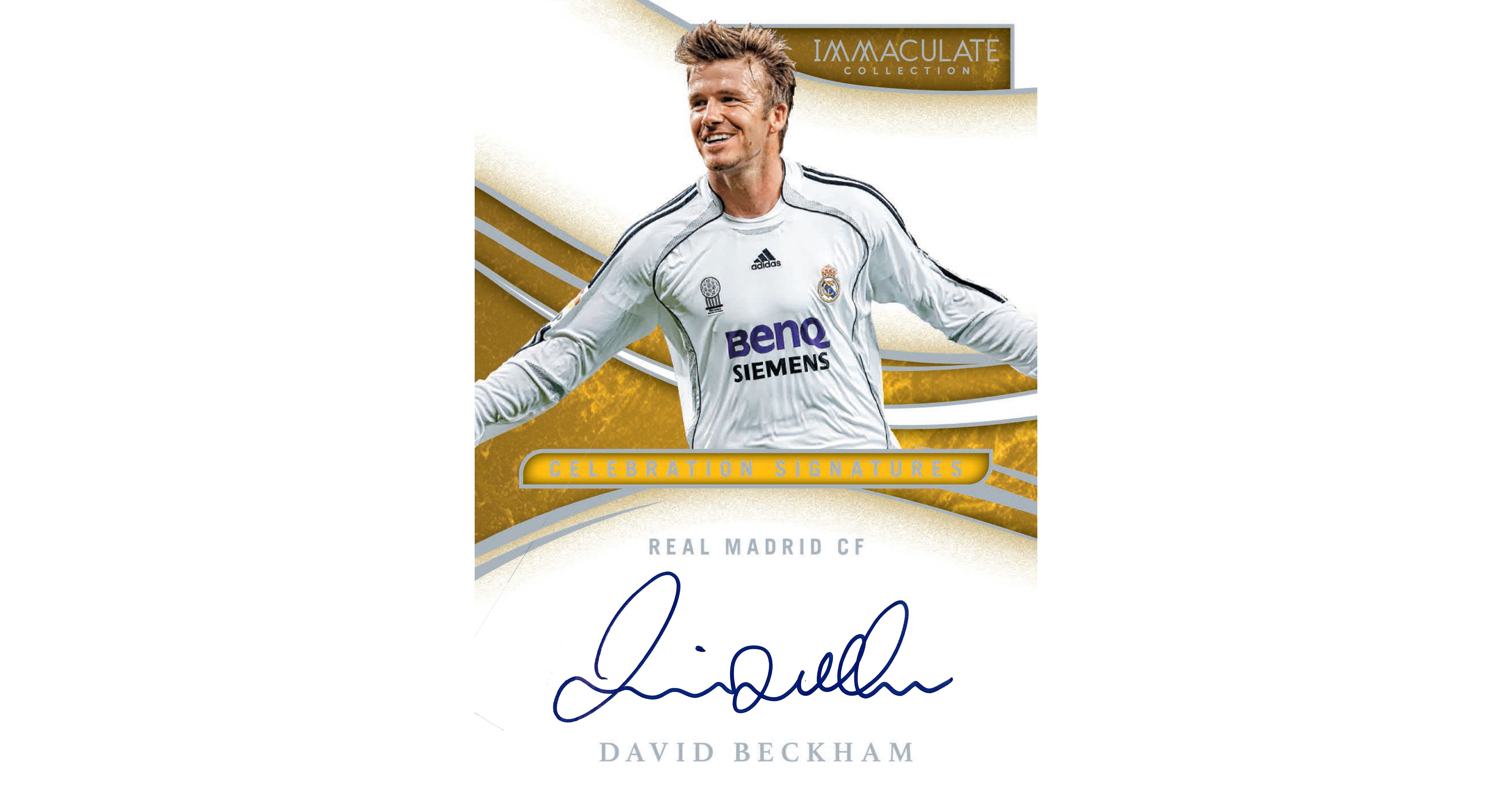 Panini America Signs Soccer Icon David Beckham To Exclusive Autograph ...