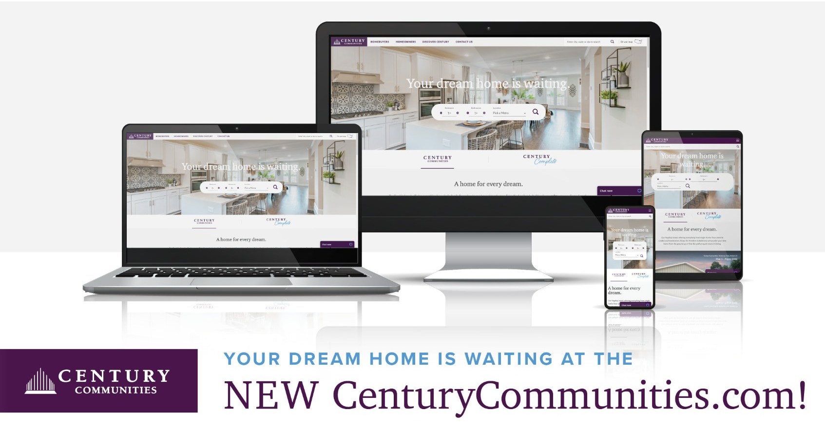 Century Communities Launches New Website: CenturyCommunities.com