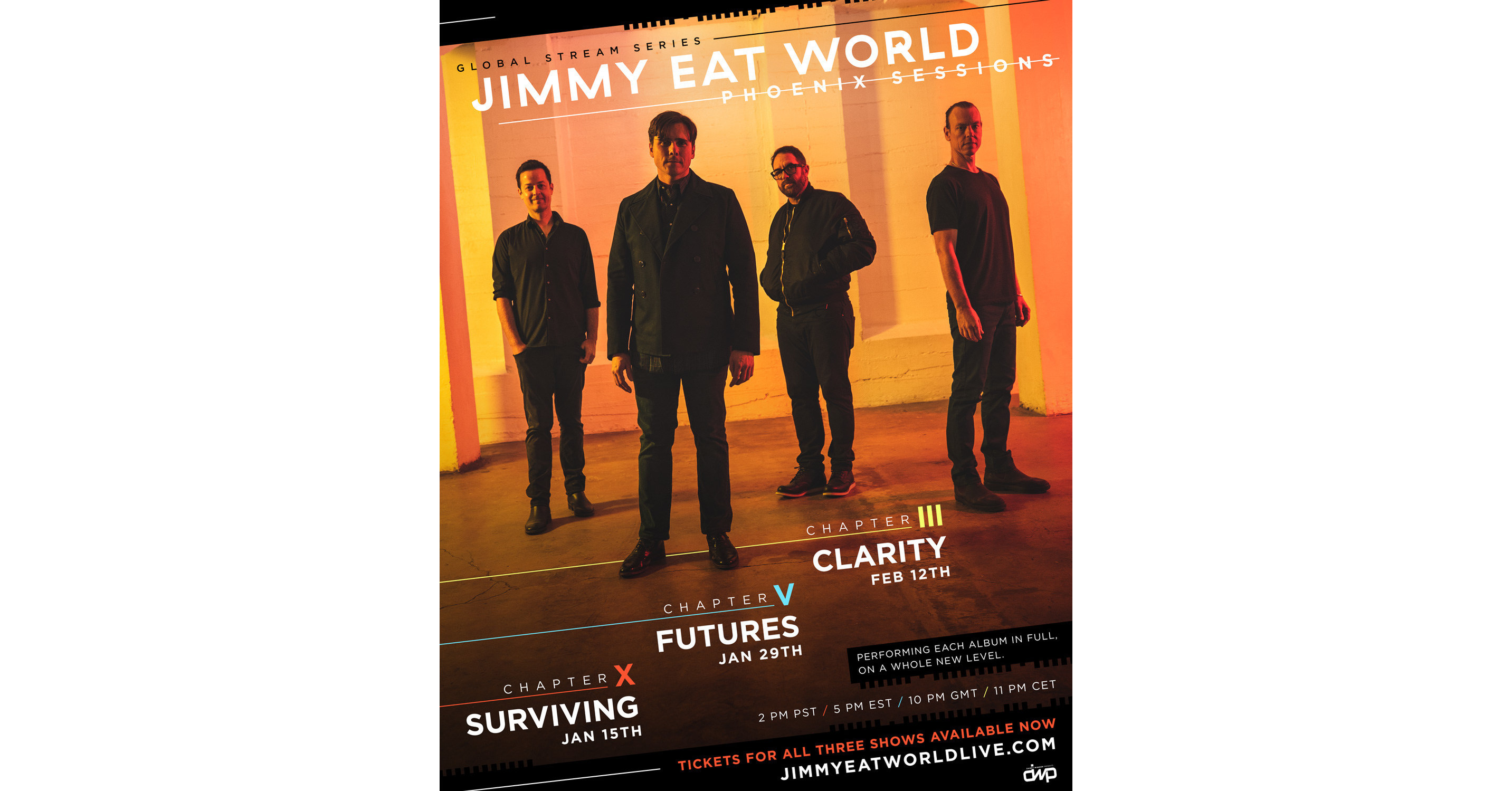 Jimmy Eat World Premier One-Of-A-Kind Performances Next Week