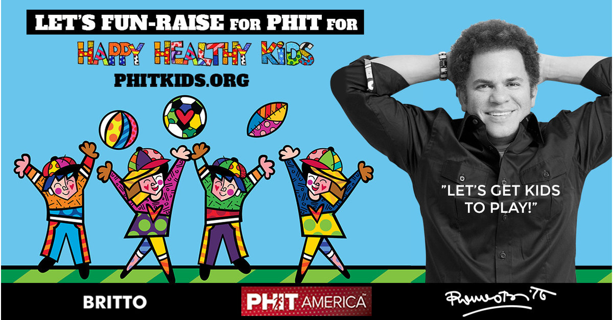 International Artist Romero Britto Partners With PHIT America 'LET's ...