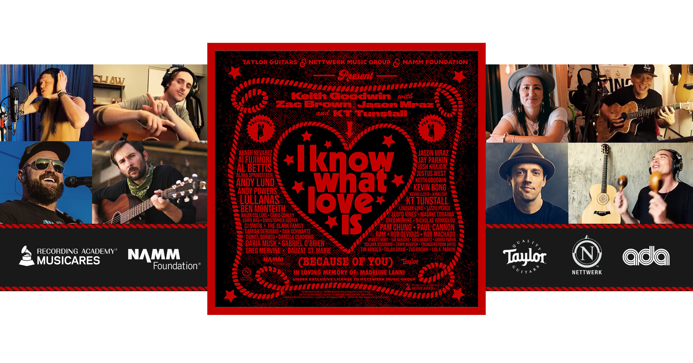 Taylor® Guitars Rallies 50+ Of Its Artists, Including Zac Brown, KT ...
