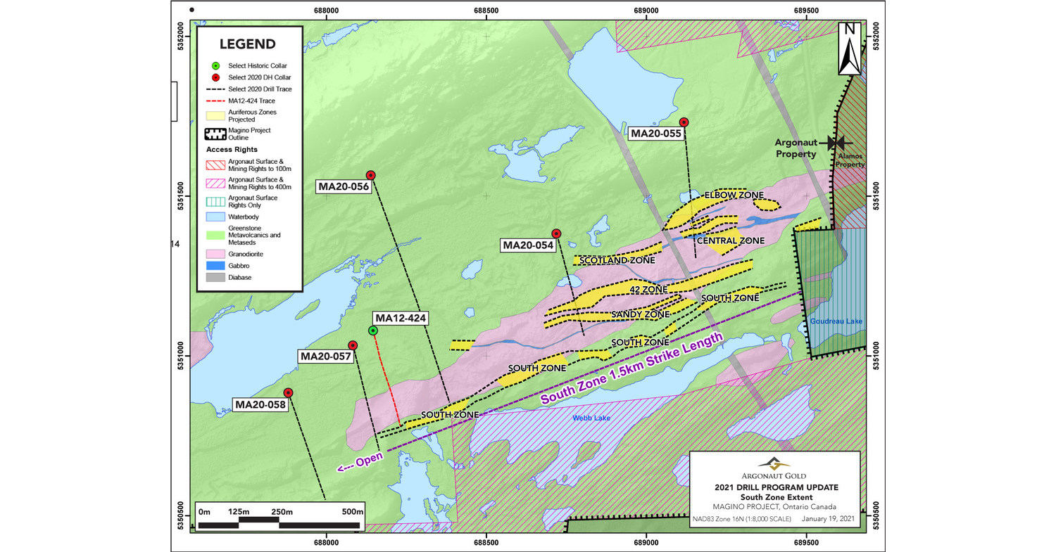 Argonaut Gold Intersects 10.0 Metres at 19.0 g/t Gold at Magino ...