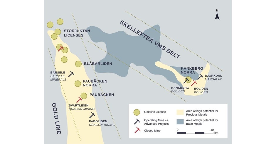 Gold Line Resources Provides Exploration Update and Announces Base of ...