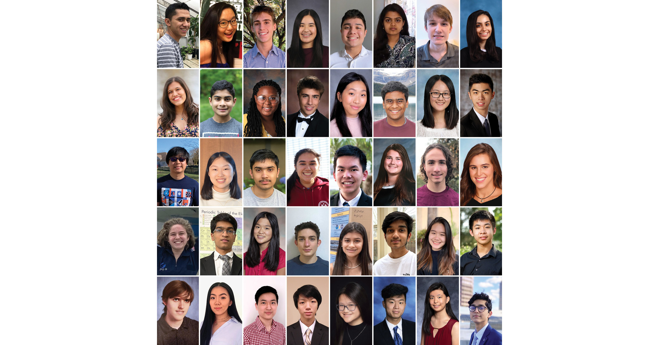 Forty of the Nation's Most Talented Young Scientists Named Finalists in ...