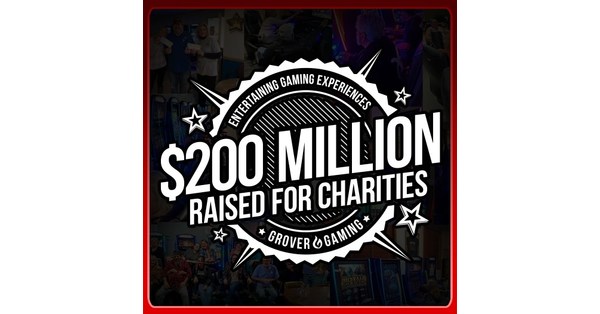 Grover Gaming Surpasses $200 Million Raised for Charities
