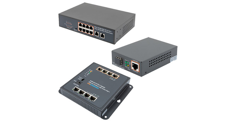 L-com Launches New Gigabit Ethernet Switches and Media Converter with ...