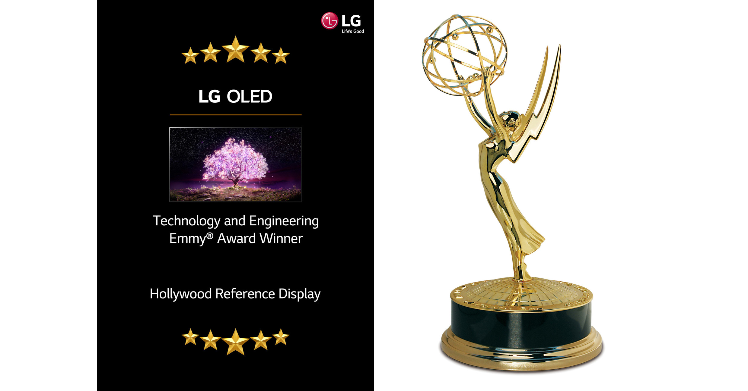 LG OLED TV Honored At 72nd Annual Technology & Engineering Emmy® Awards