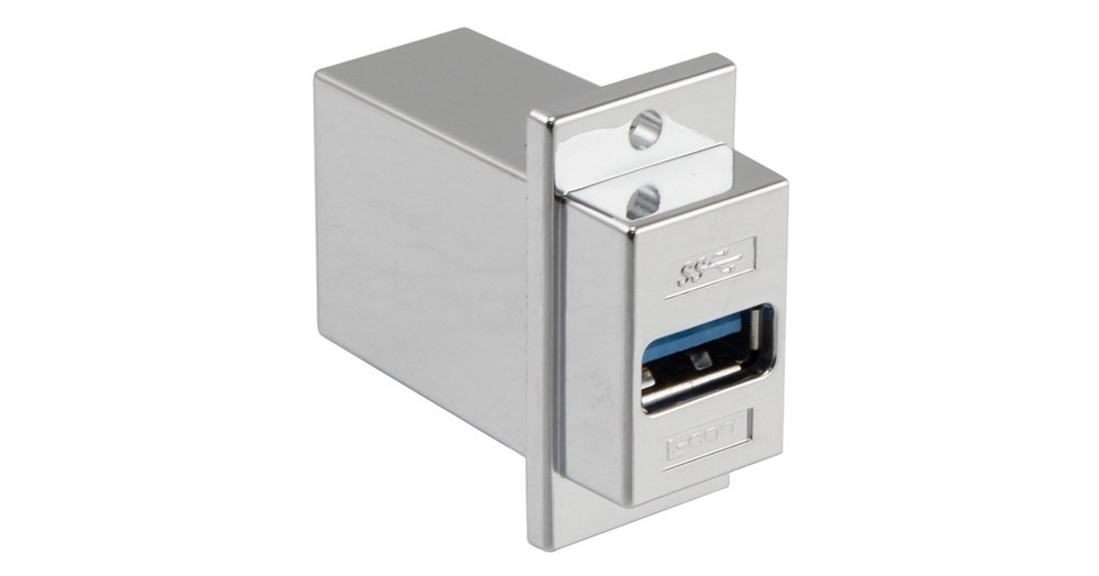 L-com Launches New USB 3.0 ECF-Style Panel Mount Couplers