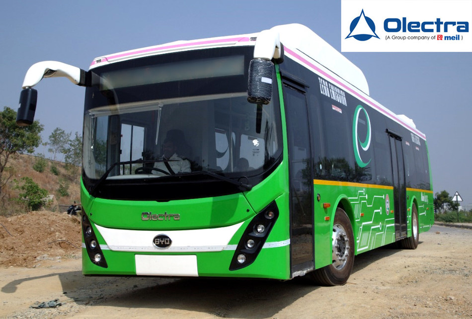 Olectra-Evey Trans wins 350 EV bus order & Becomes L-1 bidder for 300 buses