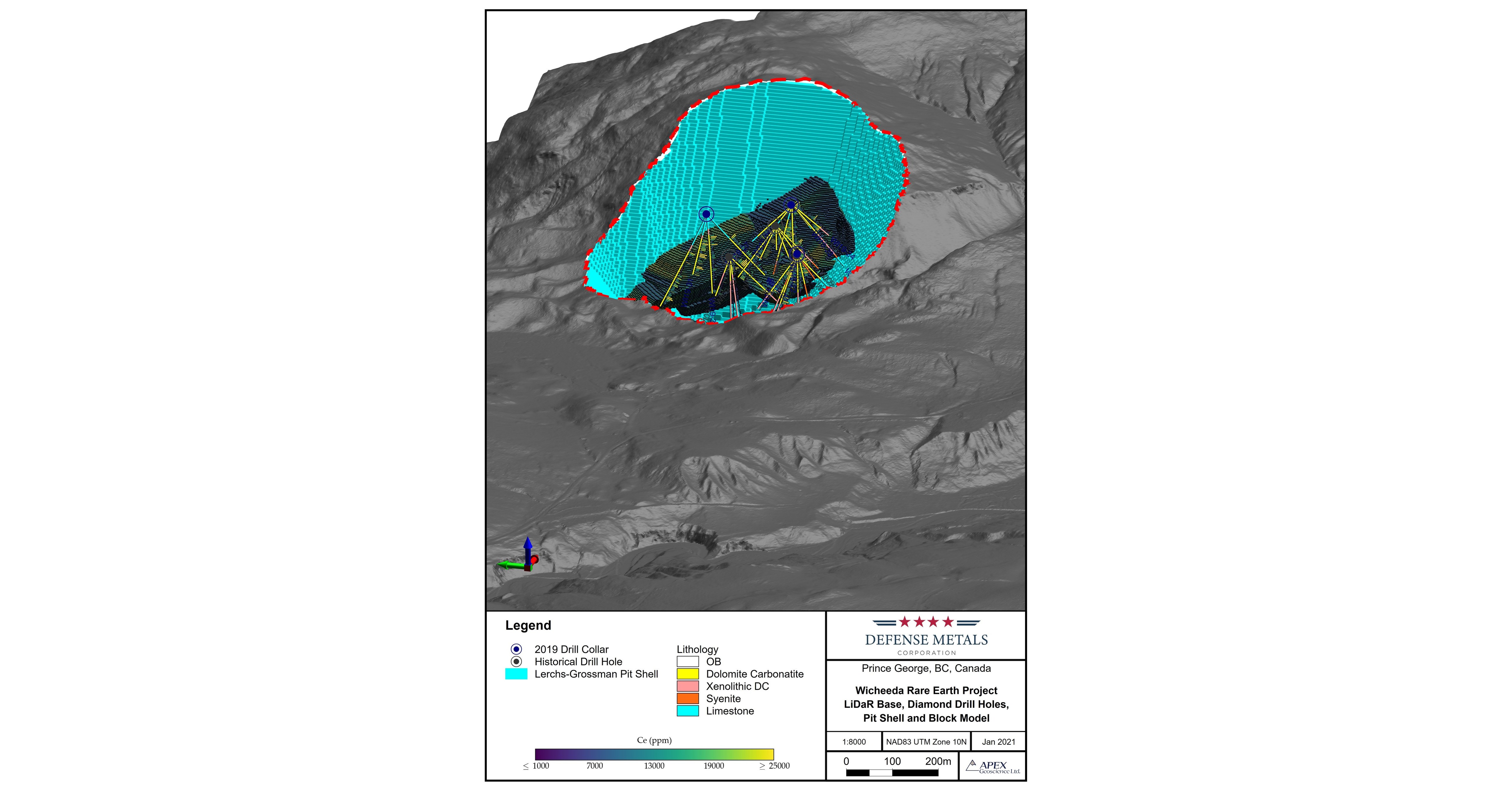 Defense Metals Receives Wicheeda REE Property LiDaR Survey Results