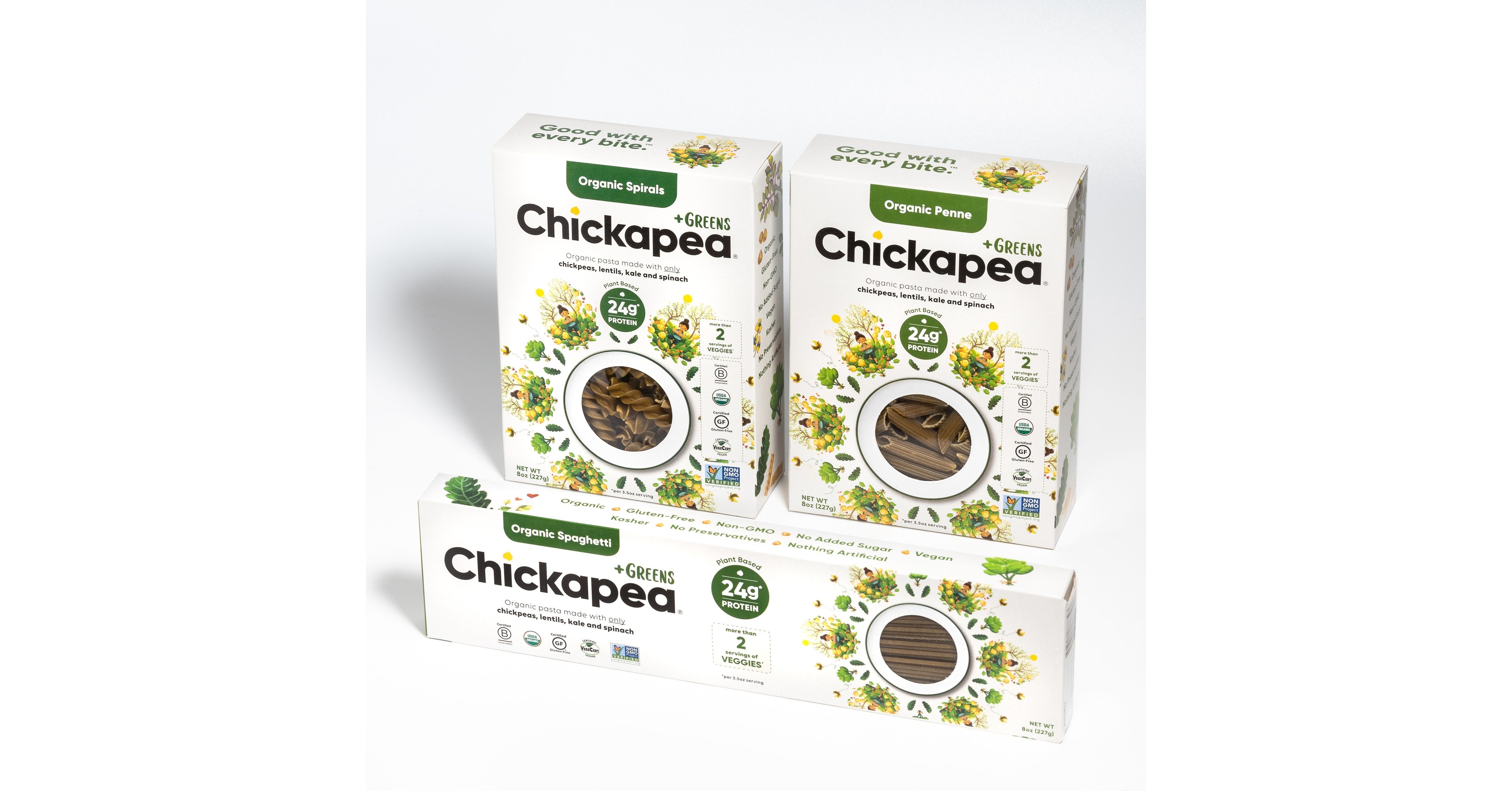 Reimagine Pasta with Chickapea's New +Greens Line