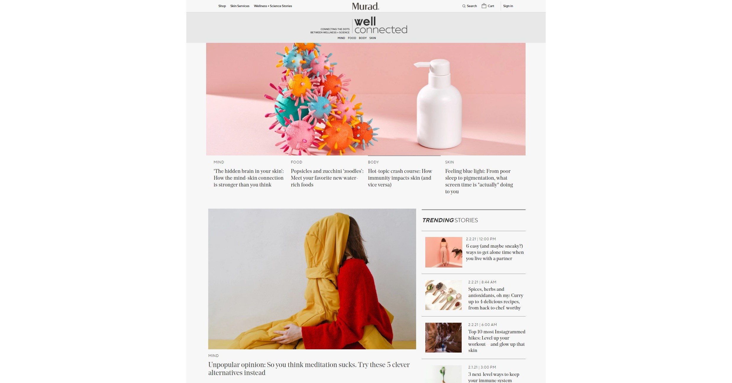 Prestige Skincare Brand, Murad, Launches New Editorial Platform, Well ...