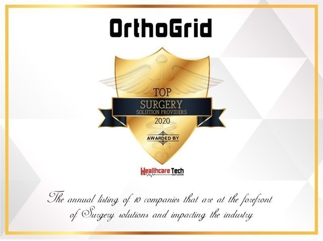 OrthoGrid Systems, Inc. Named Healthcare Tech Outlook Top Surgery ...