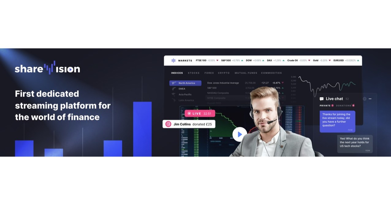 ShareVision launches a streaming platform to prevent new retail traders ...