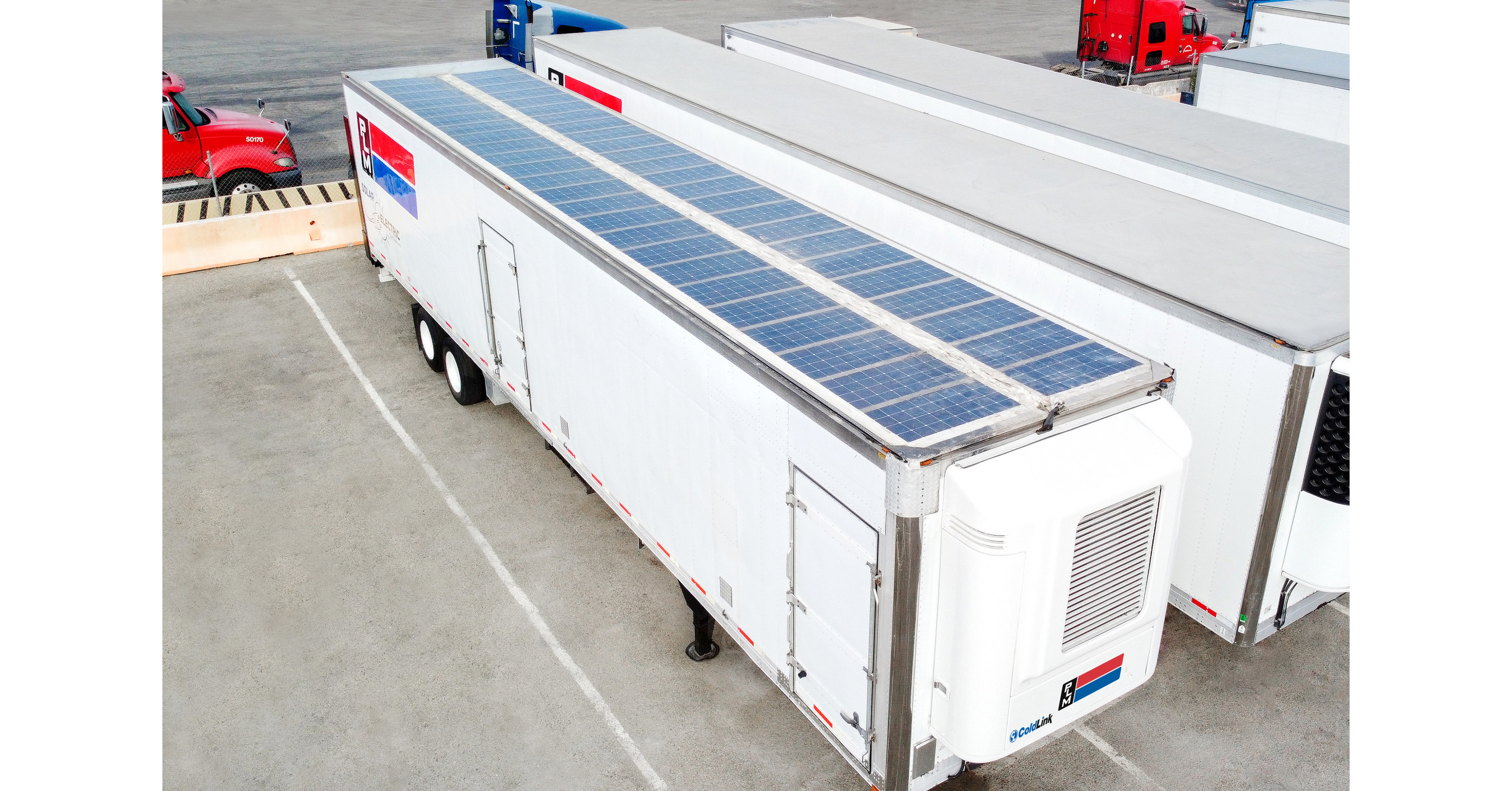 Delivery of zero-emission refrigerated trailers for leasing by PLM ...