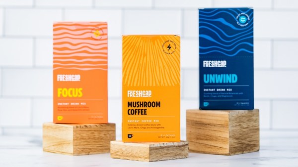 FreshCap Releases 3 New Functional Mushroom Beverages