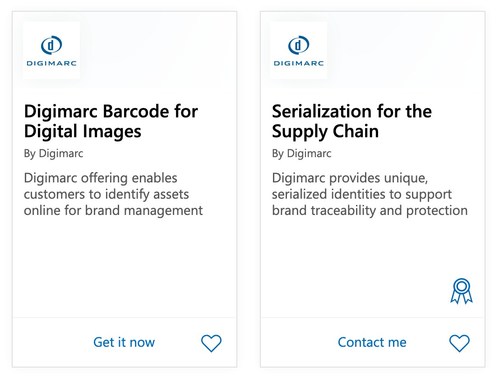 Digimarc Now Available in the Microsoft Azure Marketplace