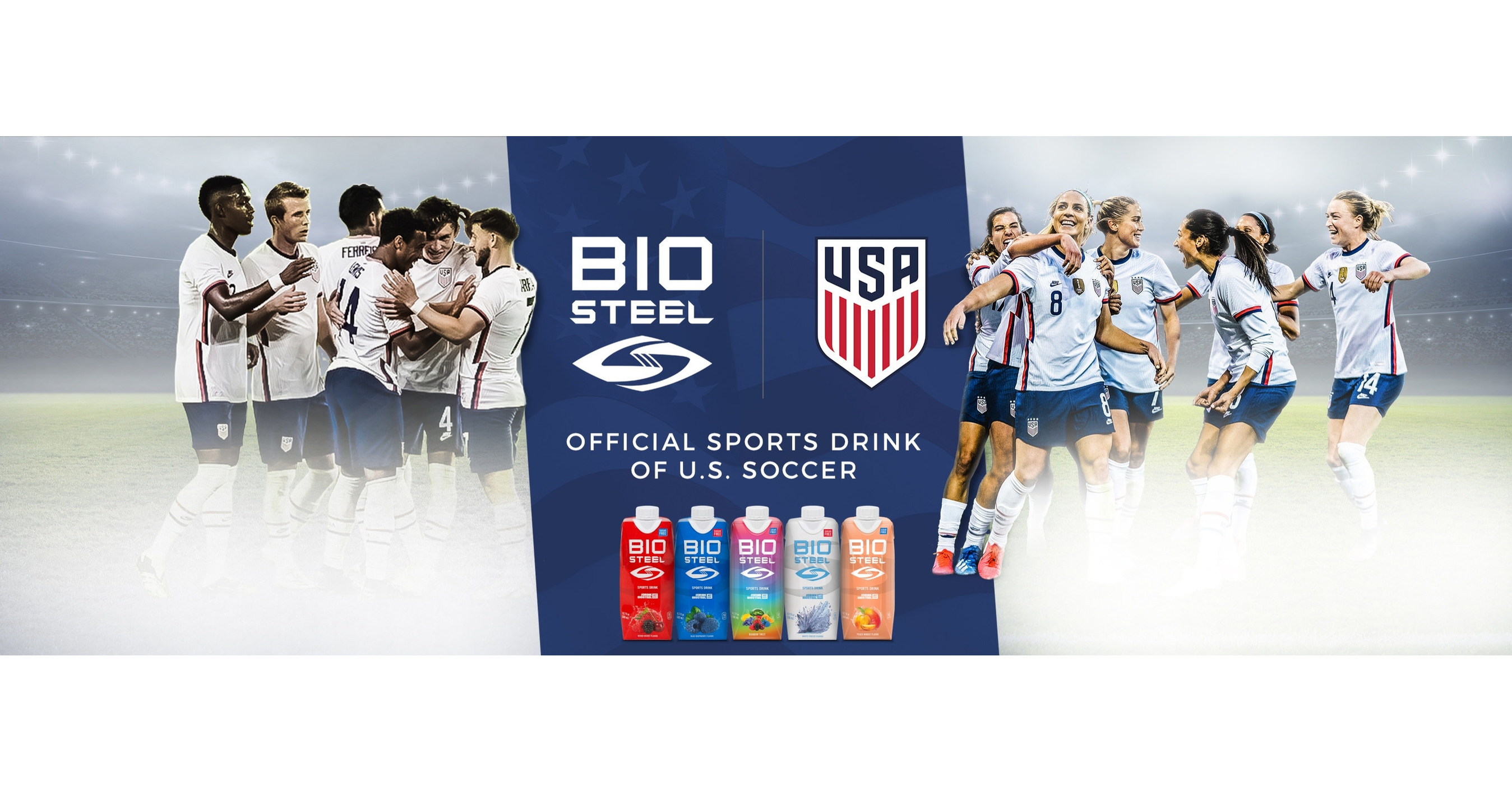 BioSteel Kicks Off Multi-Year Partnership with the U.S. Soccer Federation