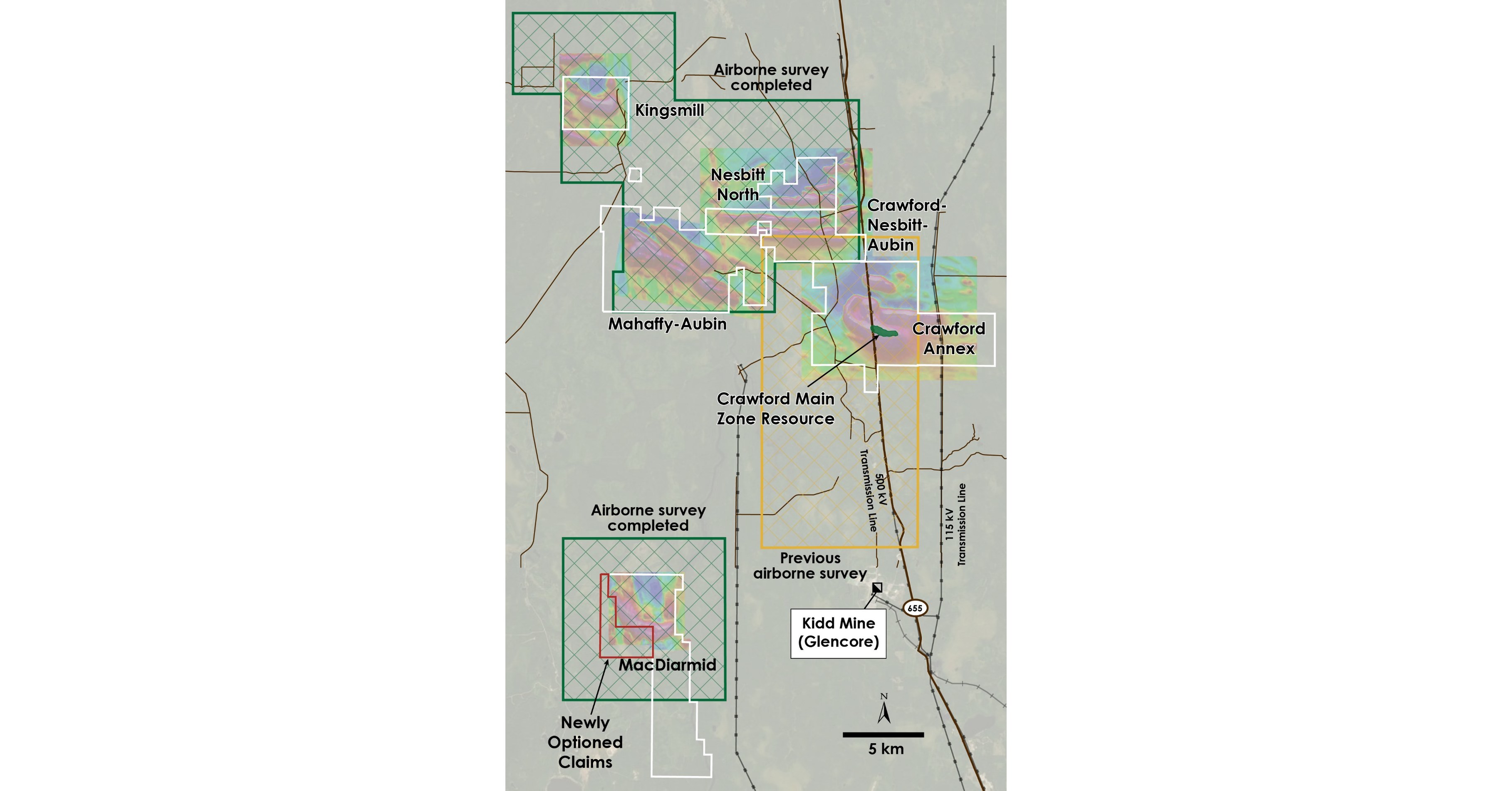 Canada Nickel Announces MacDiarmid Exploration Target - Approximately ...