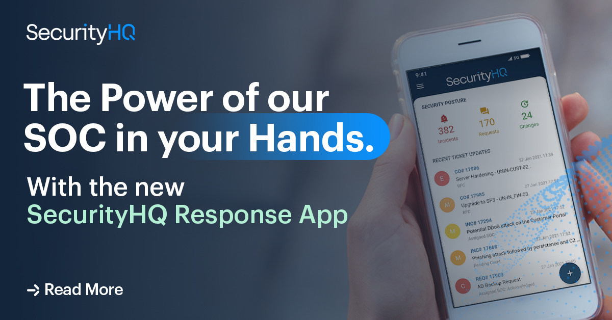 SecurityHQ Release New Mobile App