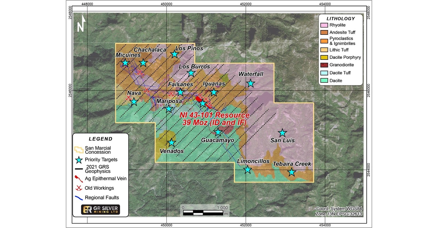GR Silver Mining Undertakes Maiden Ground Geophysics Program on the San ...