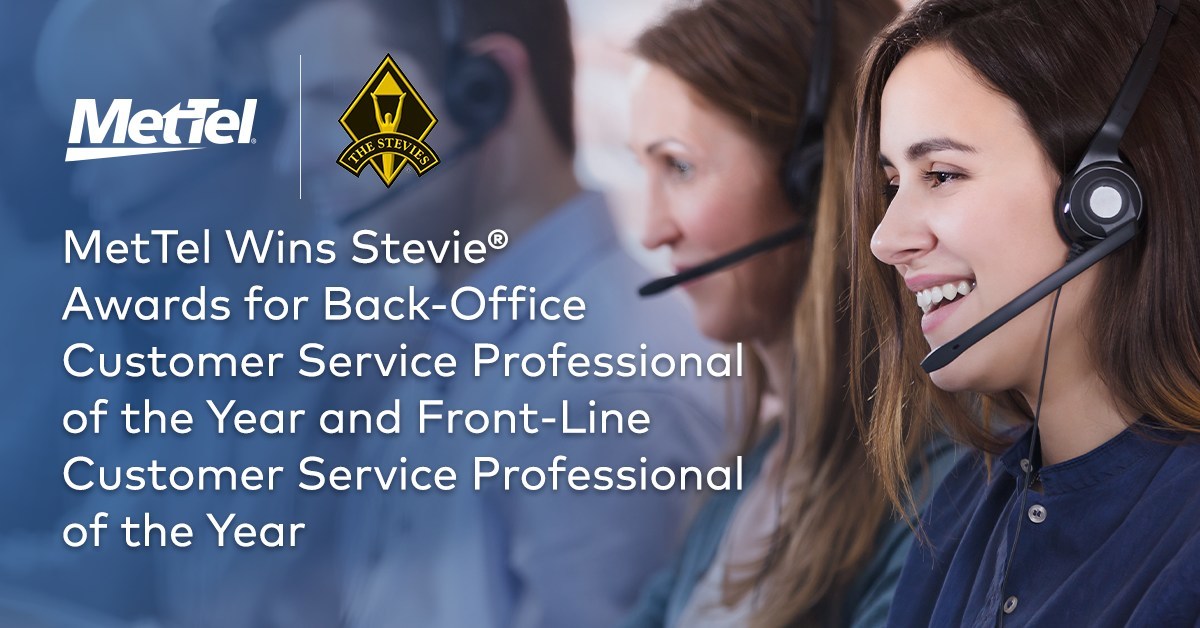 MetTel Employees Win Stevie® Awards for Back-Office Customer Service ...