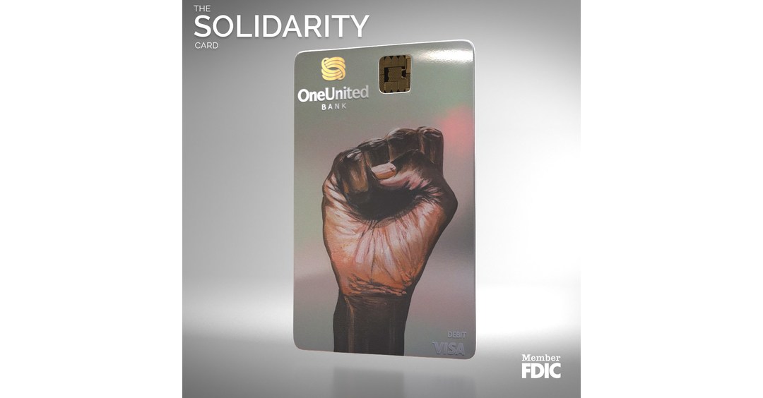 OneUnited Bank, Largest Black Owned Bank Introduces Solidarity Card For ...