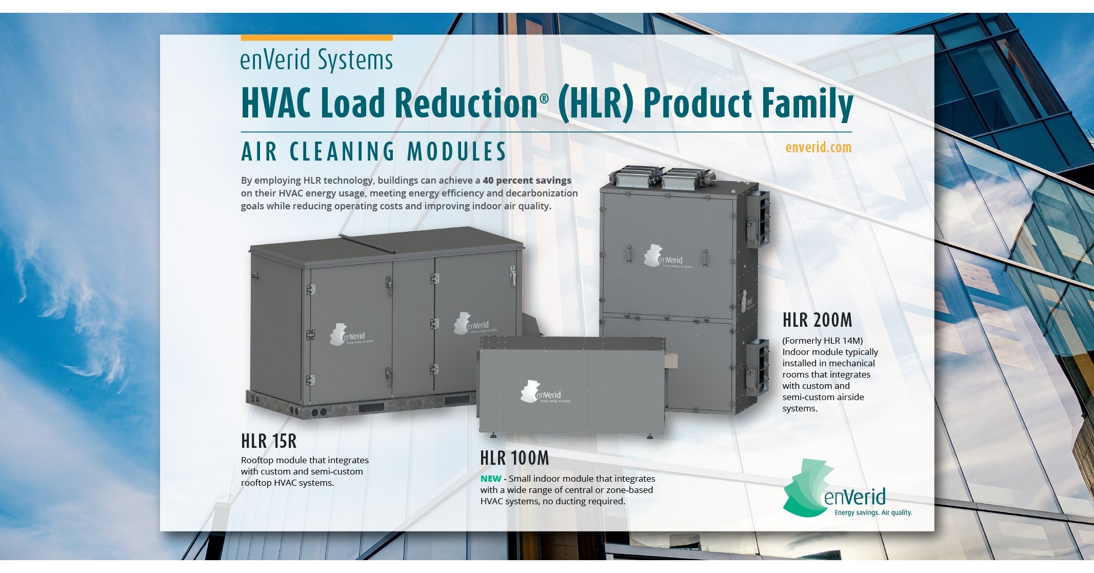 enVerid Systems Launches New HVAC Load Reduction Product, Delivering ...