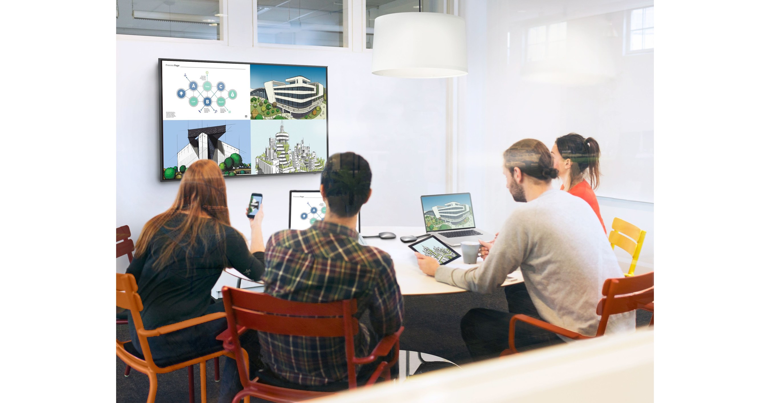 ViewSonic's New ViewBoard Cast Button Enables Real-Time Wireless ...