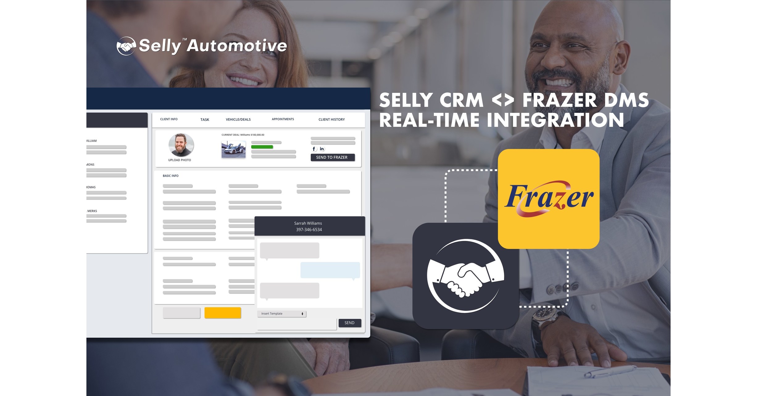 Selly Automotive CRM Announces Real-Time Integration With Frazer DMS