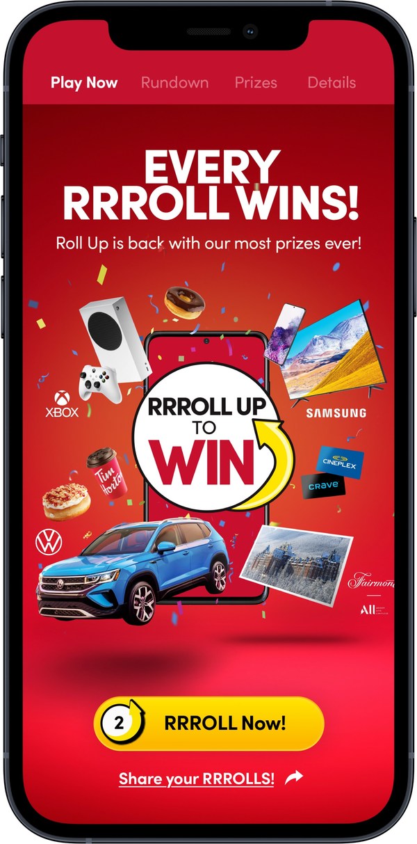 Roll Up To Win™ is here! The all-digital Tim Hortons® contest launches ...