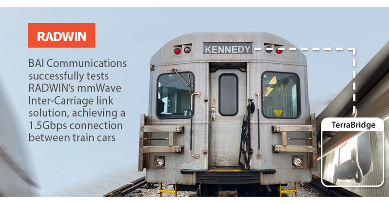 BAI Communications successfully tests RADWIN's mmWave Inter-Carriage ...