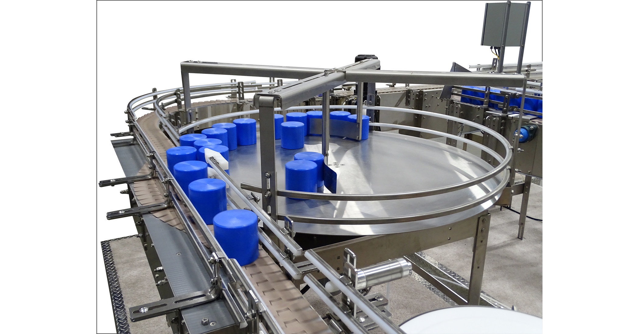 Nercon Conveyors Introduces Innovative New Rotary Accumulation Table
