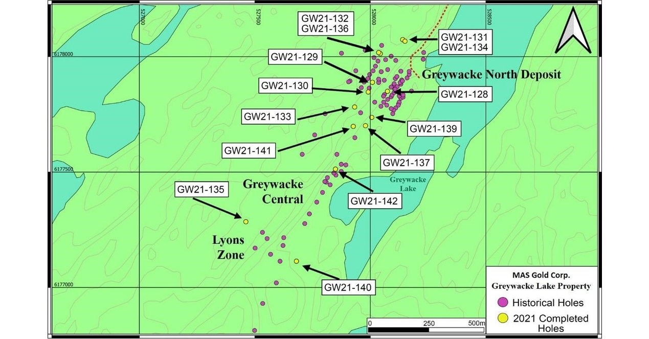 MAS Gold Has Completed Gold Exploration Drilling at the Greywacke Lake ...