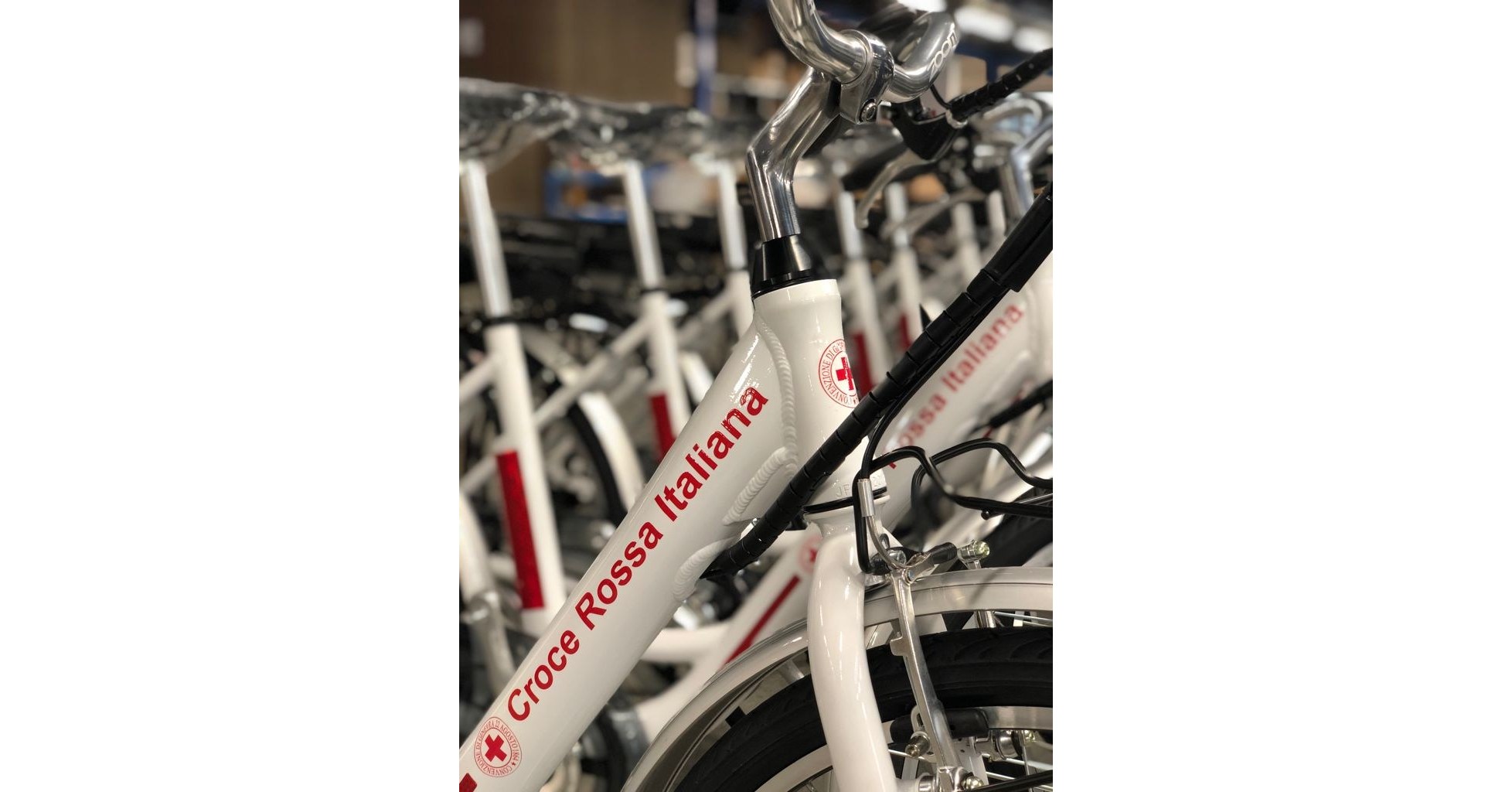 Italian Red Cross Services are Also Available by e-Bikes
