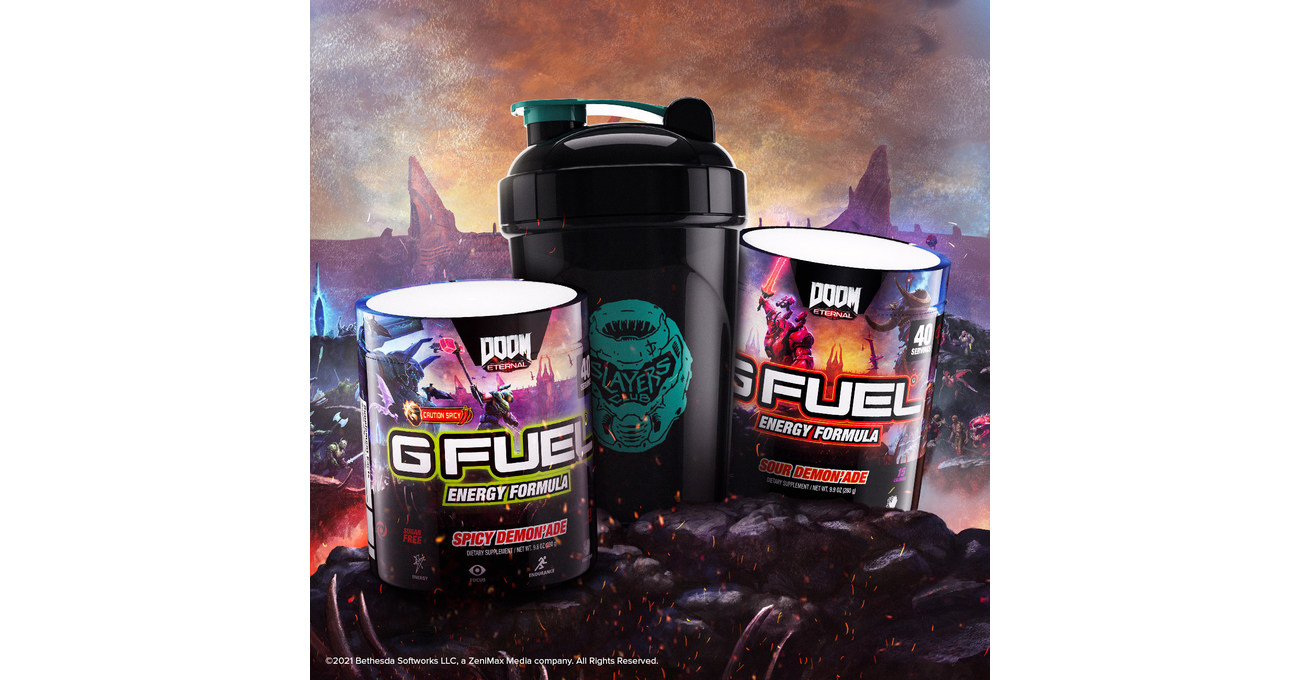 New DOOM Eternal: The Ancient Gods - Part 2-Inspired G FUEL Sour Demon ...