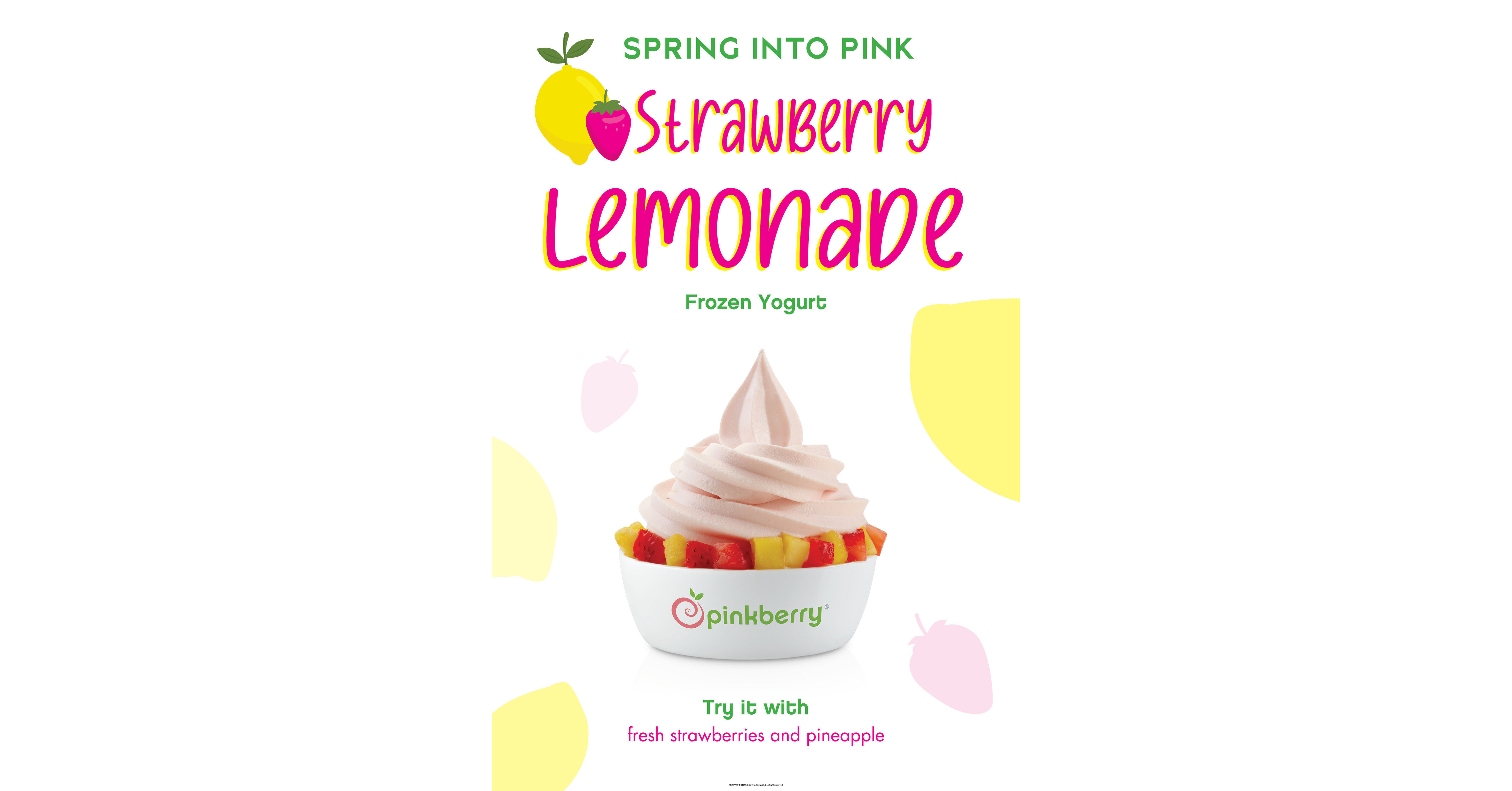 Pinkberry Reimagines Strawberry Lemonade as a Frozen Yogurt Flavor