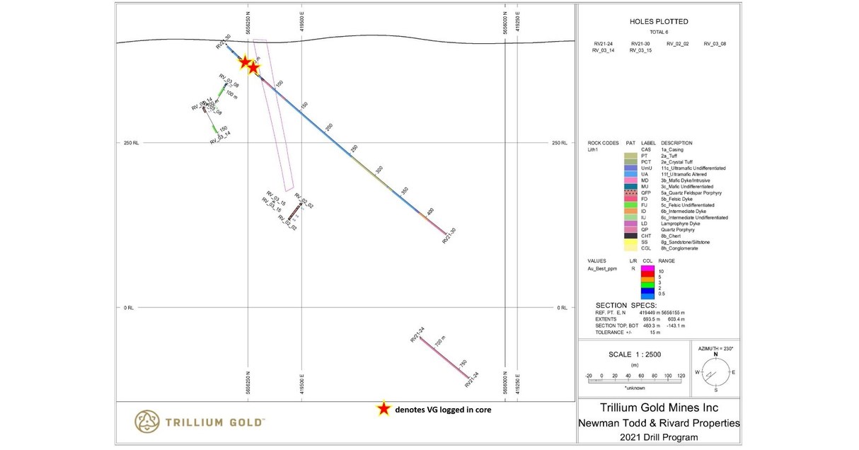 Trillium Gold Provides Update on Drill Program at Rivard Property ...