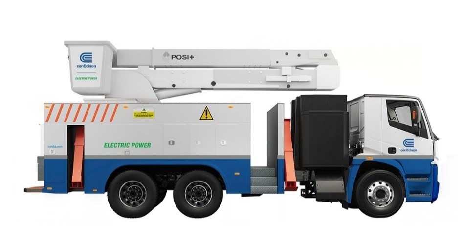 First-Of-Its-Kind All-Electric Utility Bucket Truck Makes Clean Energy ...
