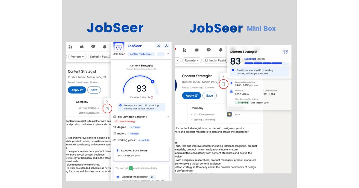 JobSeer Launches New Compact View, Mini Box, to Make Job Searches More ...