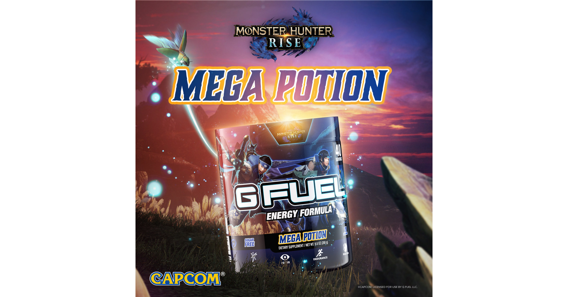 Pre-Order The New G FUEL Mega Potion, Inspired by CAPCOM's Highly ...
