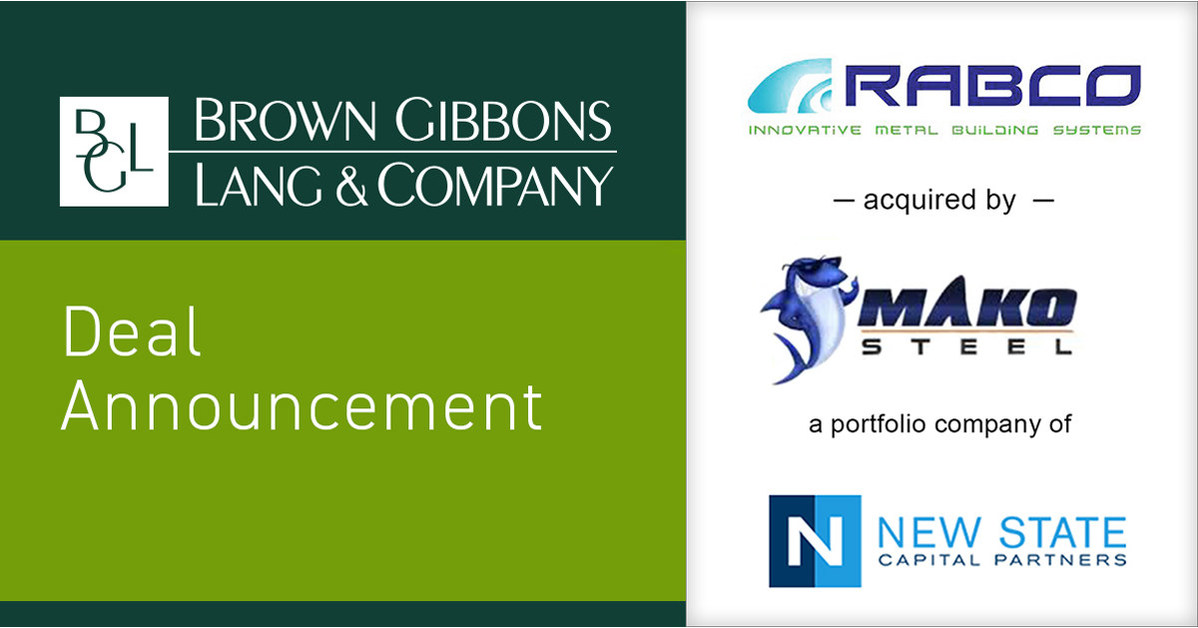 BGL Announces the Sale of a Majority Stake of Rabco Enterprises to Mako ...