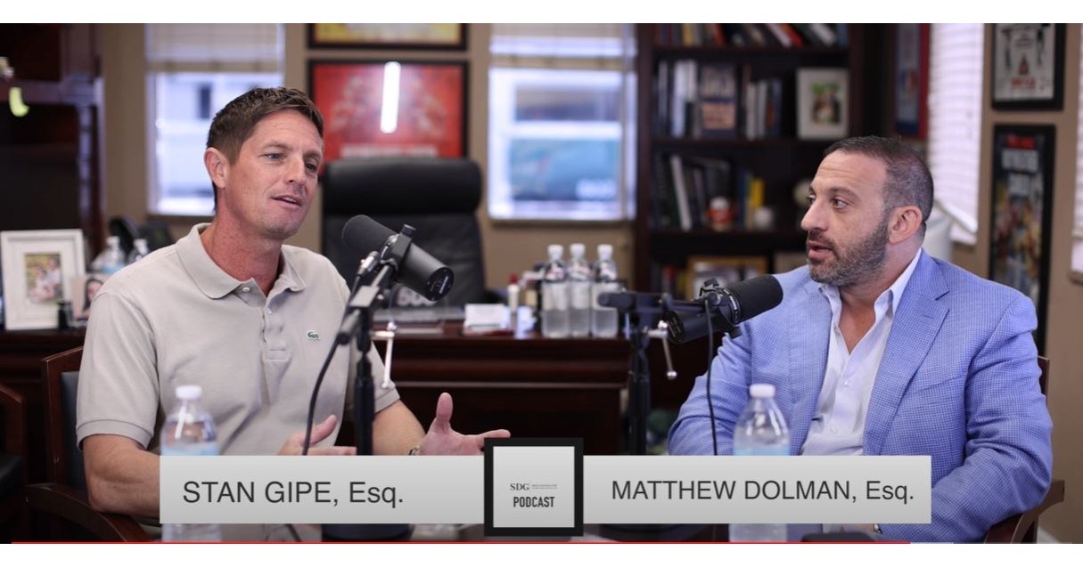 Catch Matthew Dolman's Podcast for Discussions About Legal Issues