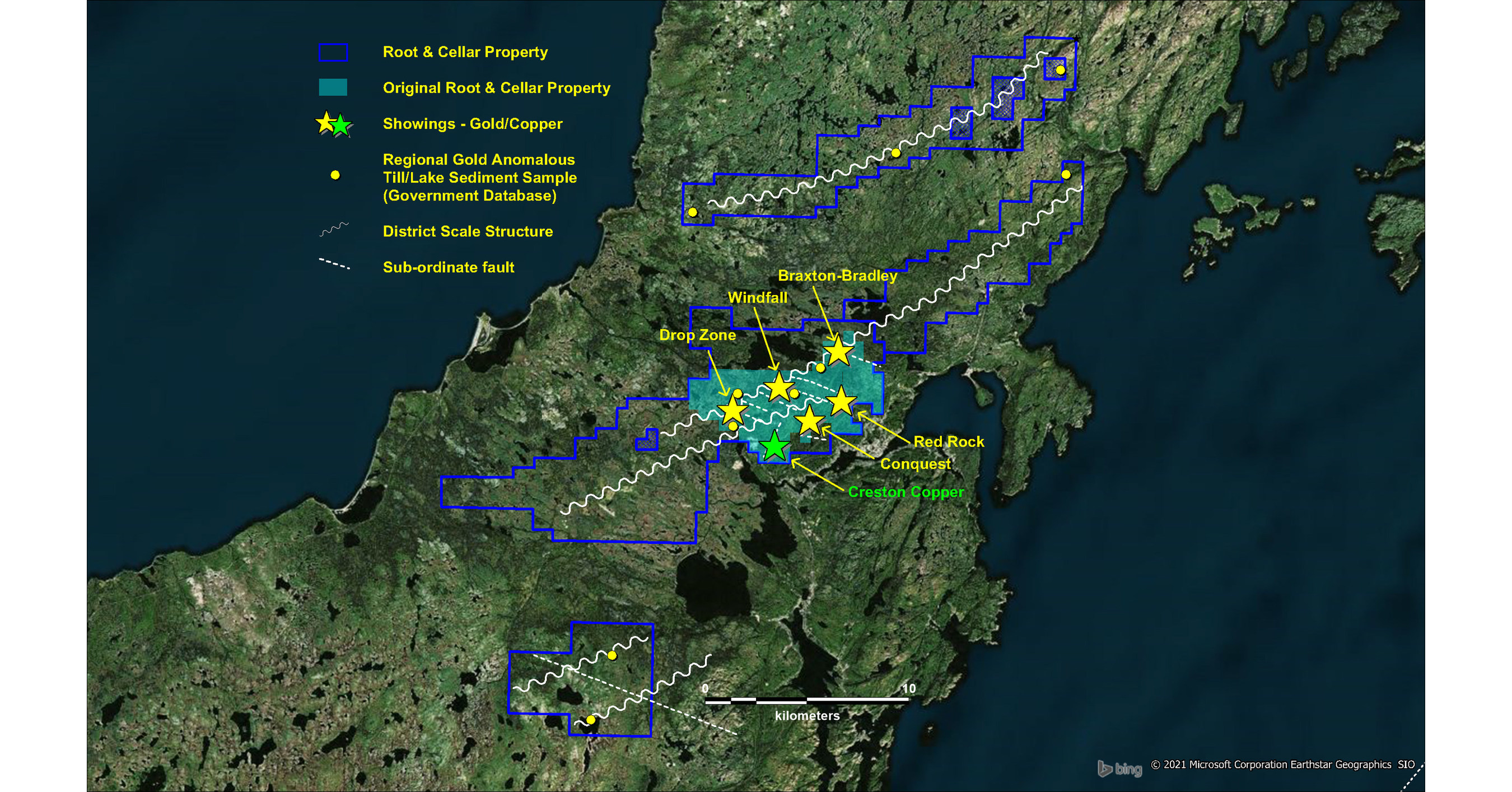 Northern Shield Increases Land Position at Root & Cellar Gold Project ...