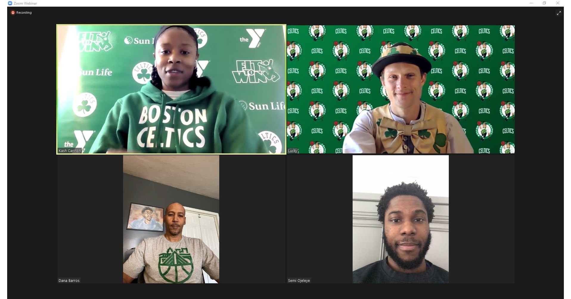 Celtics and Sun Life wrap first fully virtual Fit to Win youth fitness ...