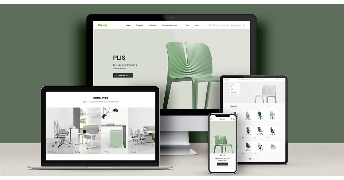 Modern Workspace Furniture Provider, Sunon, Launches New-look Website